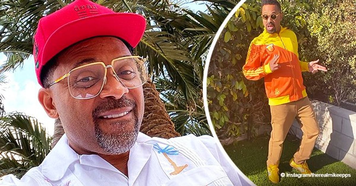 Mike Epps Dances Outdoor in Bright Multi-Colored Clothes and Sunglasses ...