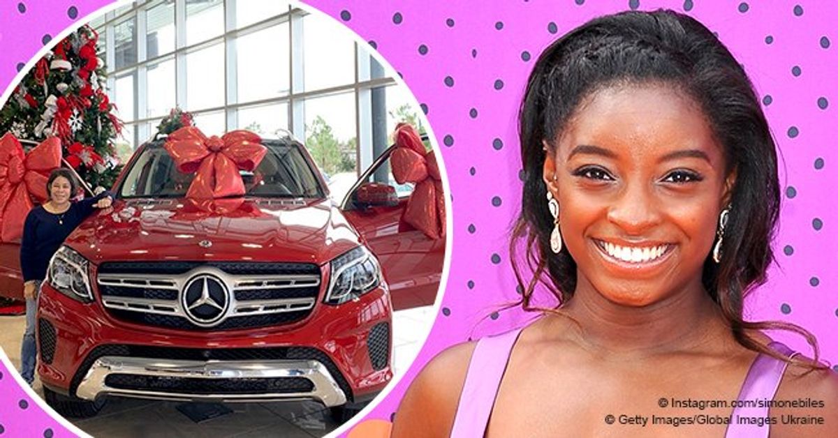 Simone Biles gets dragged for buying her mom an expensive red car for ...