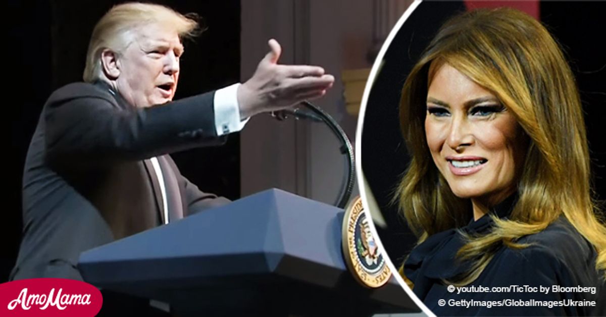 Donald Trump Generously Compliments Melania While Giving a Speech at ...