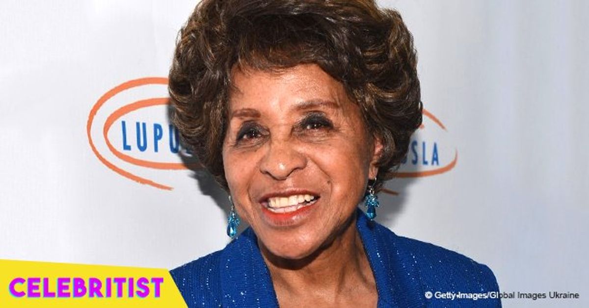 Marla Gibbs glows in metallic outfit in throwback picture with Dave ...