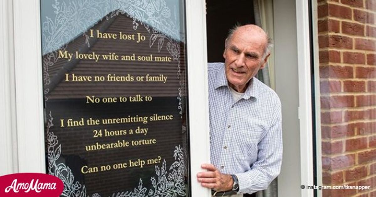 Widower, 75, Puts Window Poster with a Heartbreaking Request for ...
