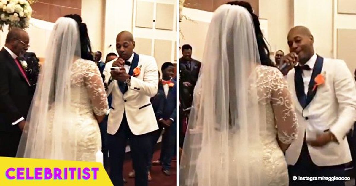 Video of man rapping his wedding vows to his bride is still pure gold