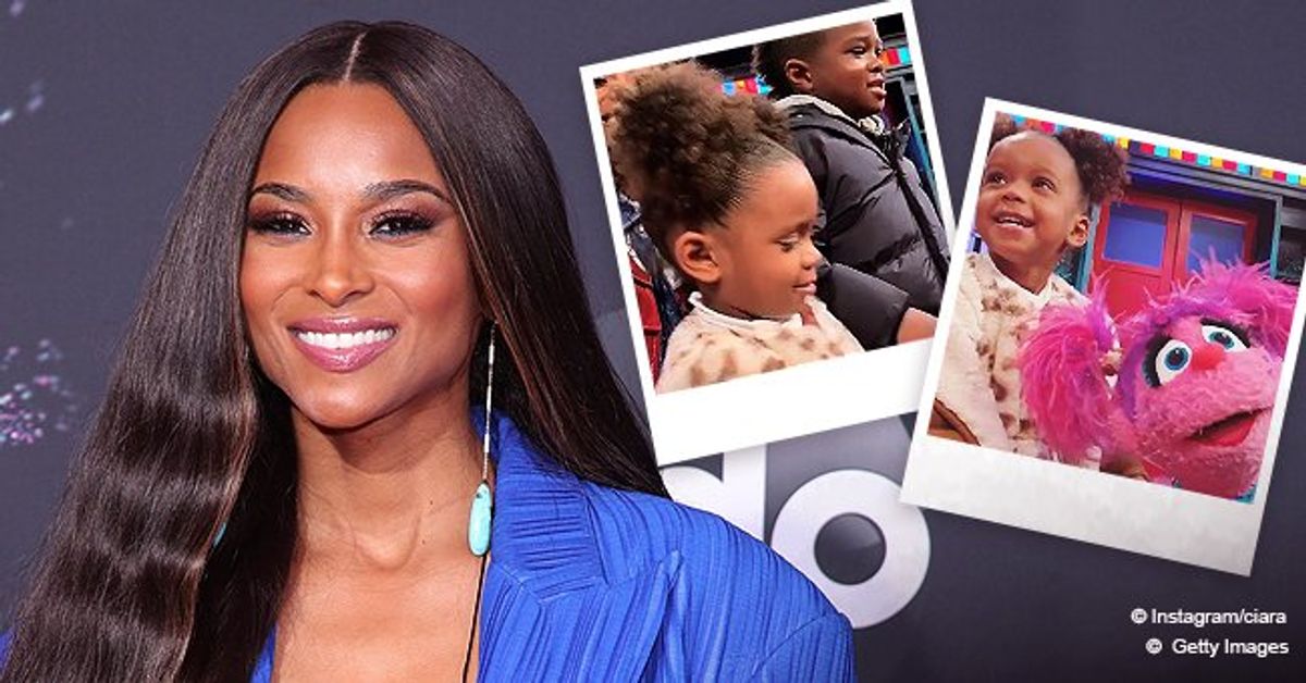 See Adorable Reactions of Ciara's Kids Sienna and Future Jr after ...