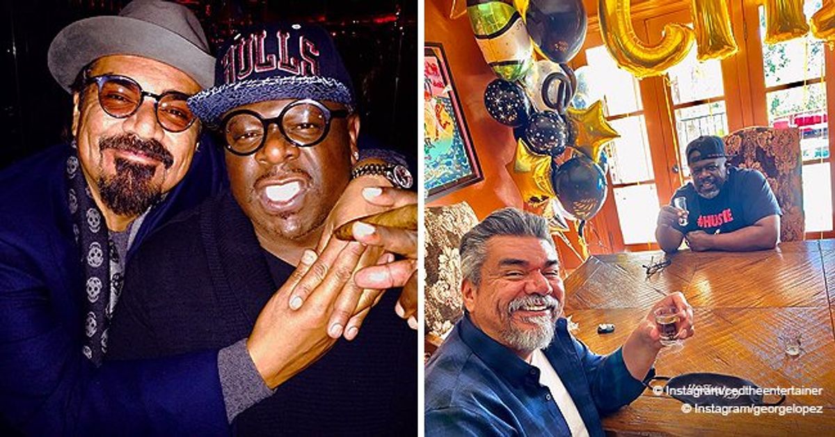 Cedric the Entertainer and George Lopez Celebrate Their Birthdays Together