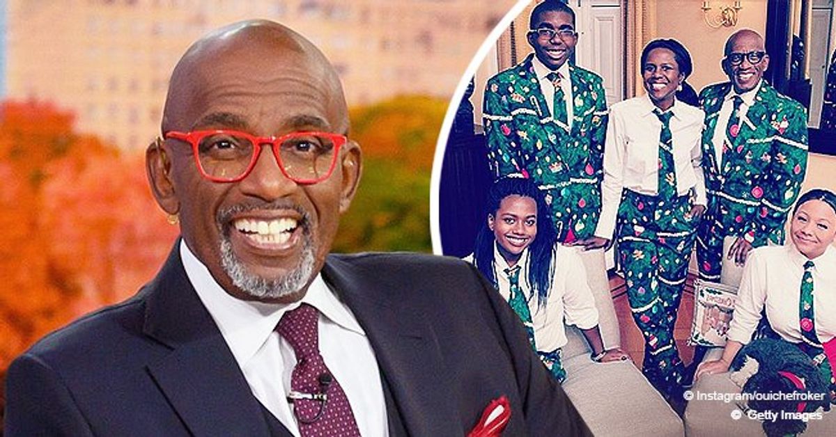 Al Roker, His Wife and 3 Kids Are in Christmas Spirits in Rare Snap ...