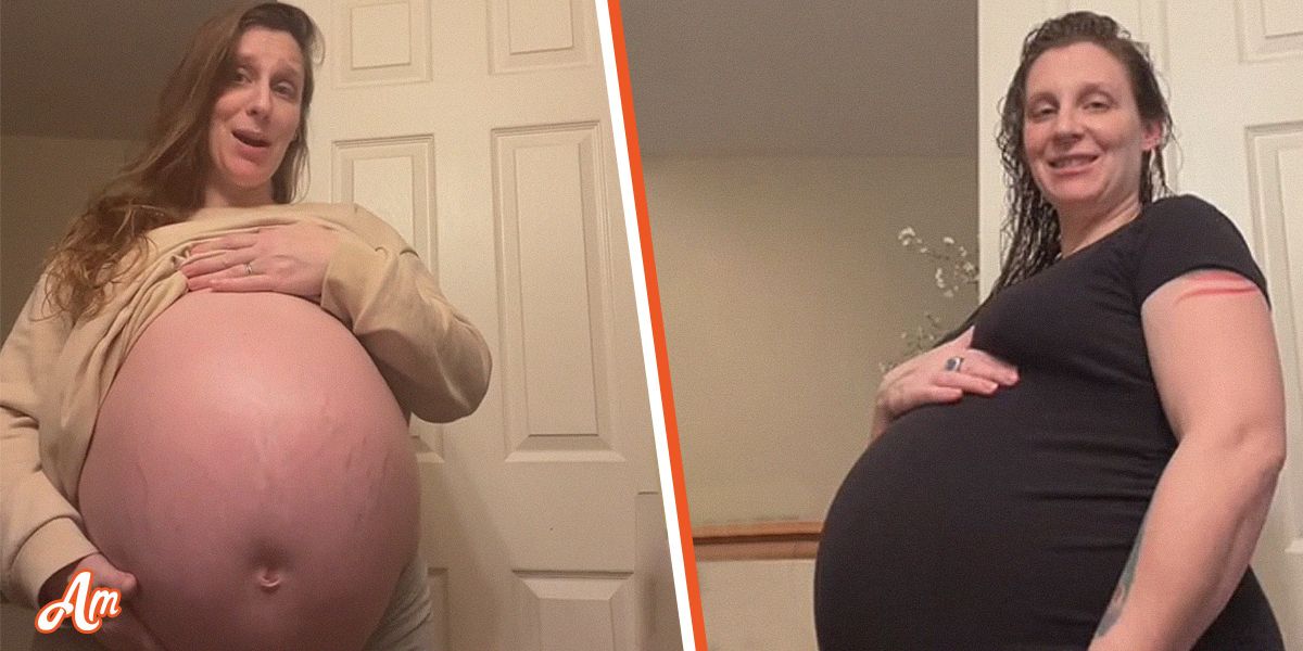 Pregnant Mom Shows Her Huge Baby Bump – People Think There Are at Least 8 Babies Inside