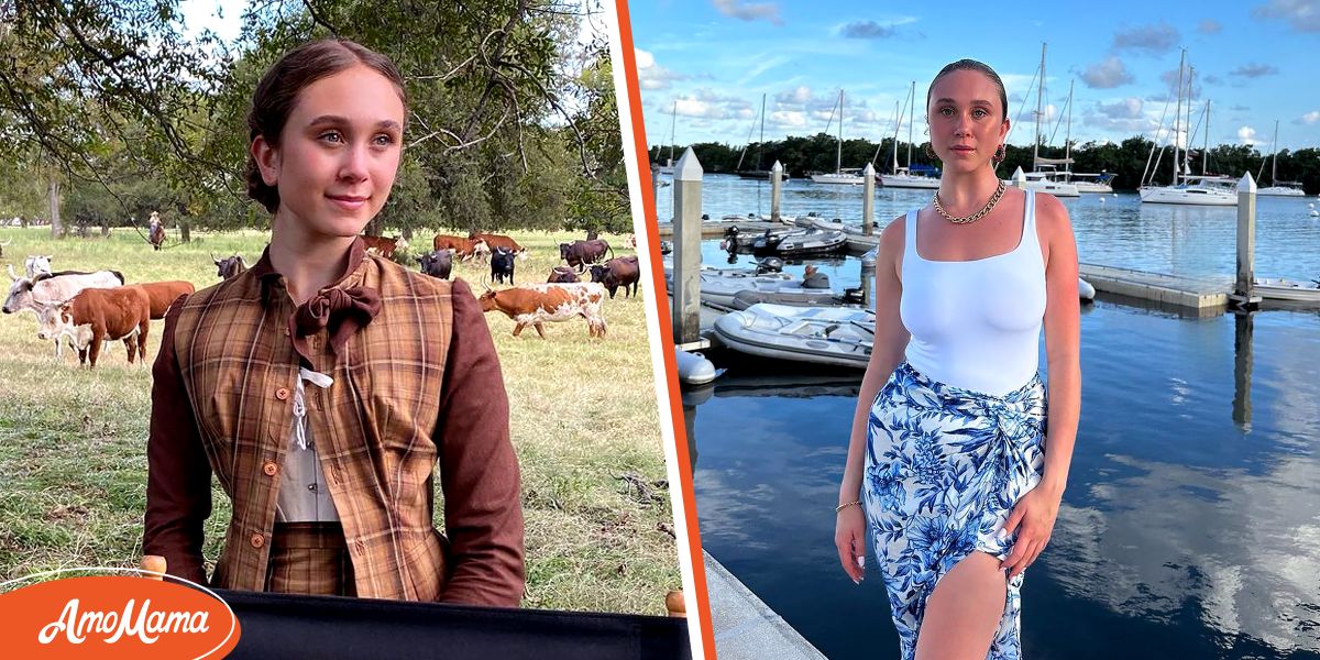 'The Perfect Face': '1883' Actress Emma Malouff Showered with Compliments Wearing a Tank Top and ...