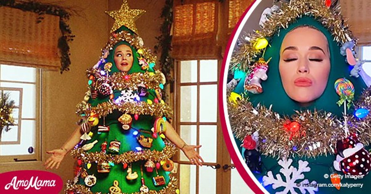 Fans Poke Fun at Katy Perry after She Dresses like a Christmas Tree ...