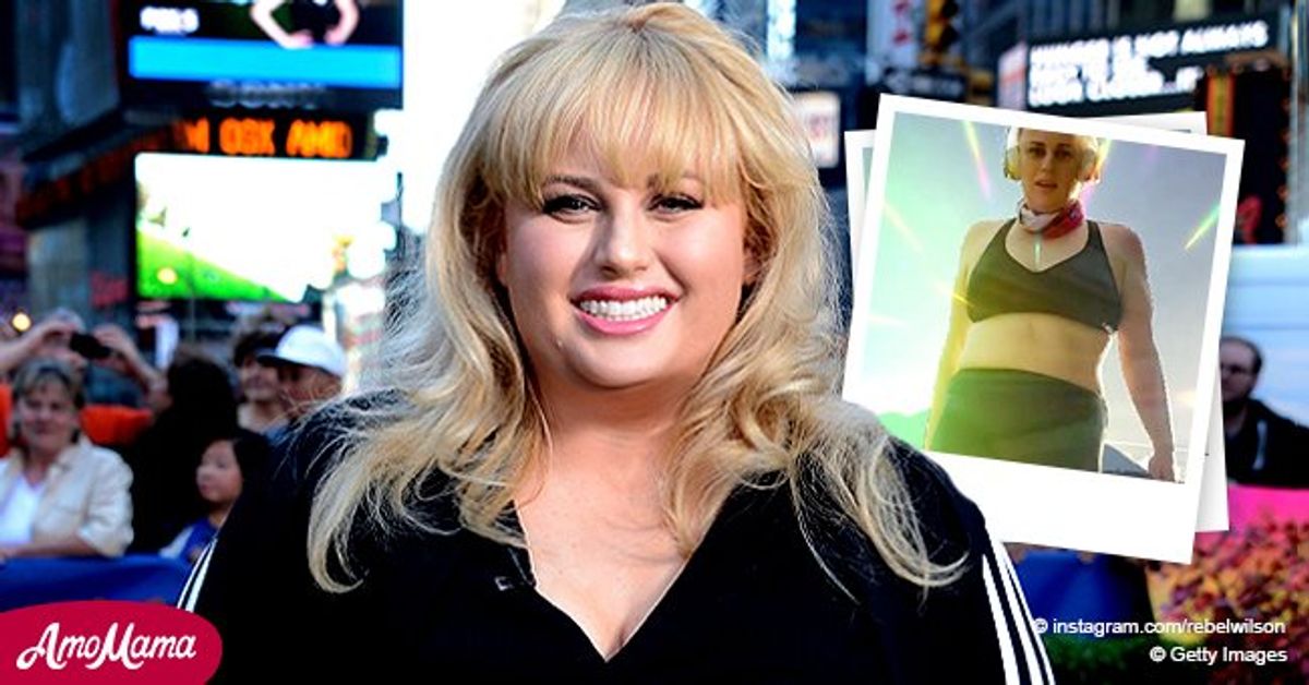 Rebel Wilson Puts Toned Belly on Display in a Sports Bra after 40-Lbs ...