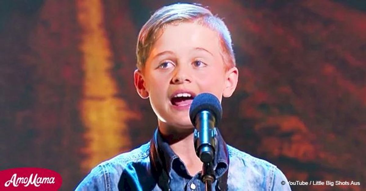 Little country boy can't stop smiling during jaw-dropping performance ...