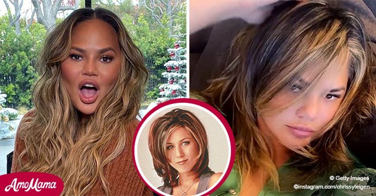 Chrissy Teigen Debuts Her New Haircut — Fans Say She Looks like Rachel ...
