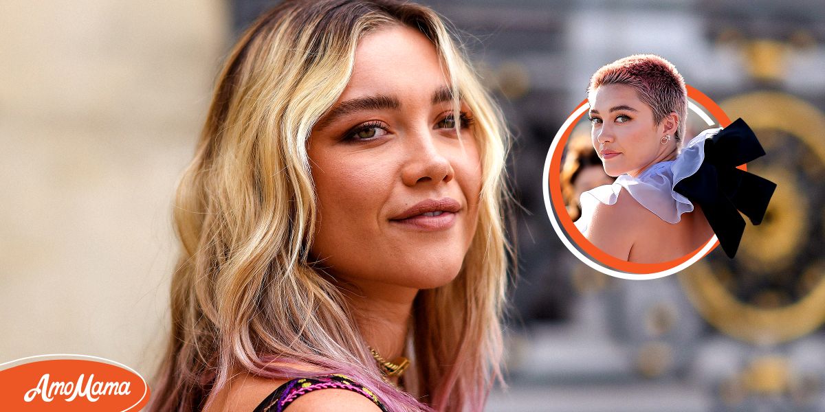 Florence Pugh's Fashion Statement with Pink Buzzcut Hair & Totally ...