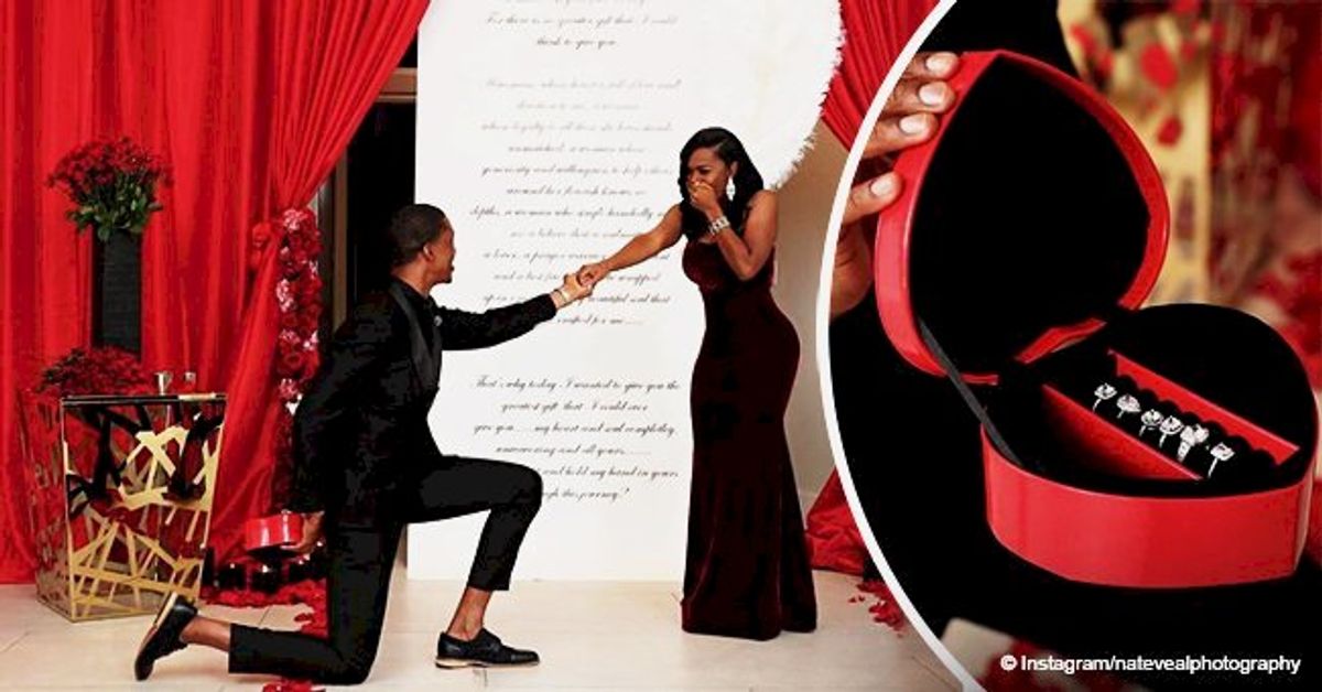 Love story goes viral after man proposes to his girlfriend with 6 ...