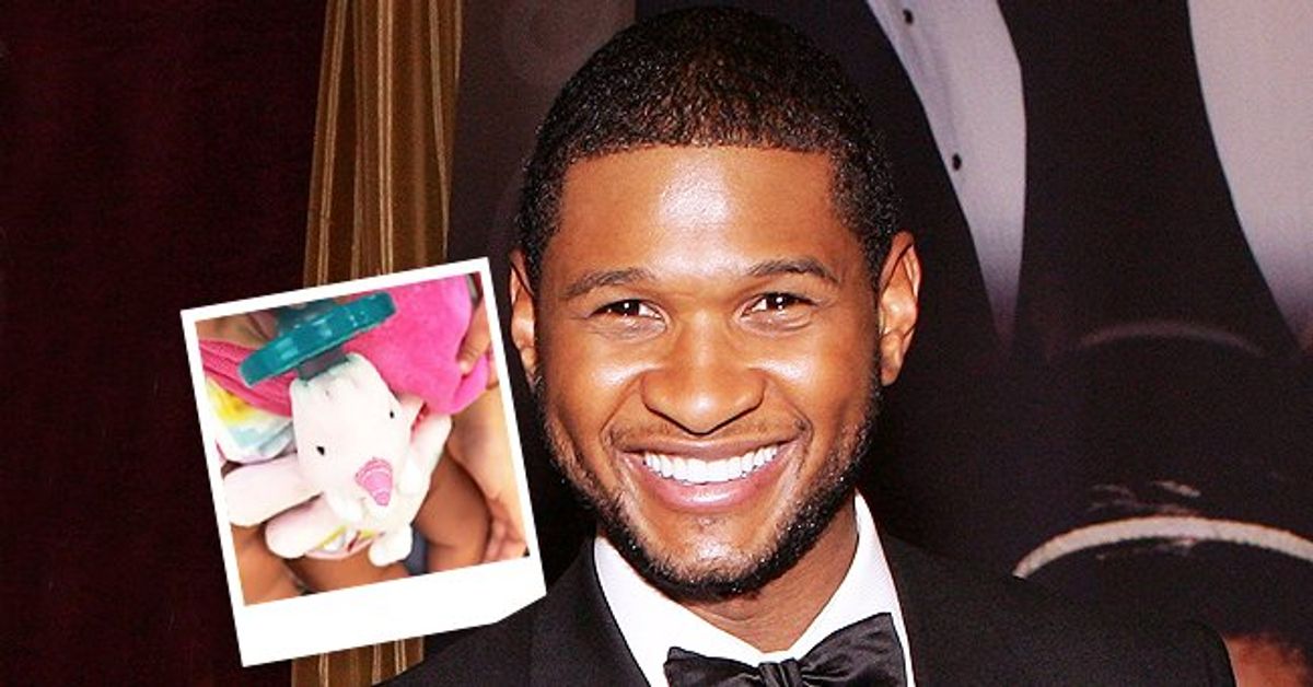 Usher's Girlfriend Shares a Close-up Photo of Their Baby Sovereign with ...