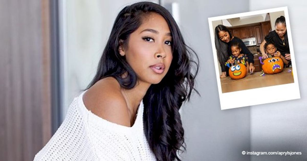 Omarion's Kids A'mei & Megaa Decorate Colorful Pumpkins with Their ...