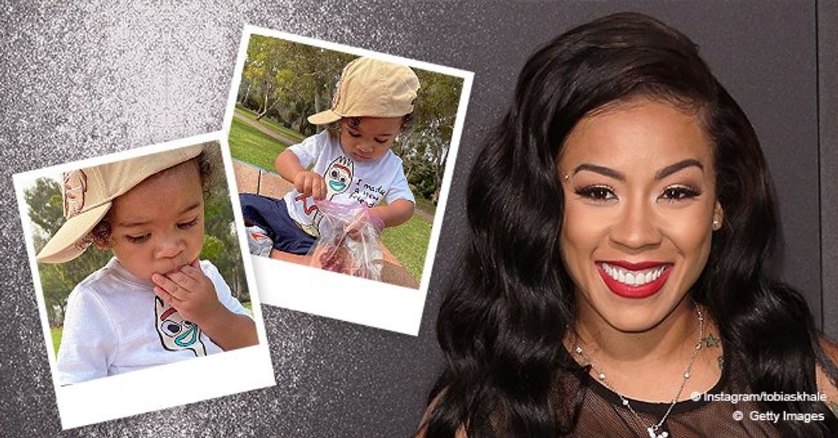 Keyshia Cole's Son Tobias Looks Adorable Snacking on Grapes While ...