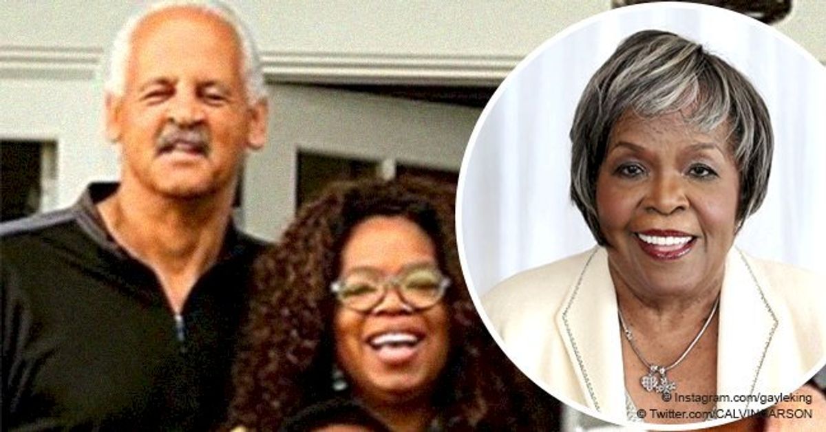 Oprah poses in rare photo with Stedman and family on first Christmas ...