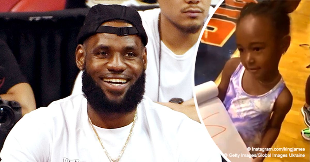 LeBron James' Daughter Zhuri, 4, Shows off Artistic Skills with ...