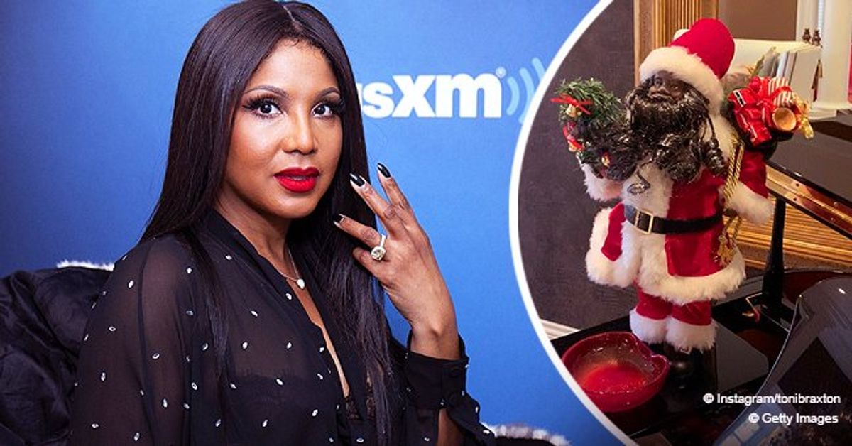 Toni Braxton Celebrated Christmas with Her 2 Grown Sons and Black Santa