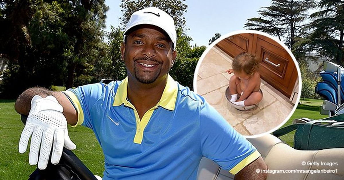 Alfonso Ribeiro's Baby Daughter Melts Hearts as She Fits into a Steel ...