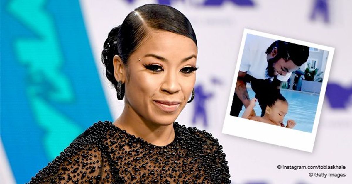 Watch Keyshia Cole's Cute Son Tobias as He Joyfully Splashes in a Pool ...
