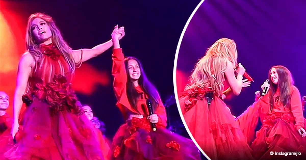 Watch J.Lo React as Daughter Emme Sings 'Limitless' on It's My Party Tour
