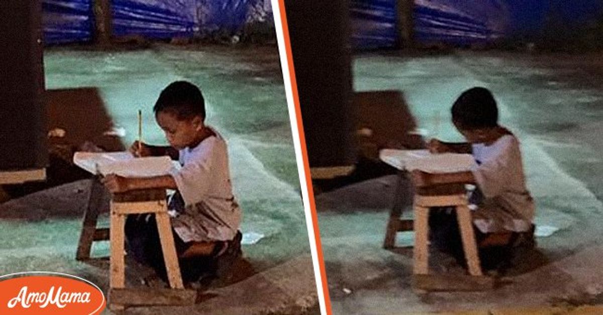Homeless Boy Forced to Study under Street Lights Gets Mom Out of ...