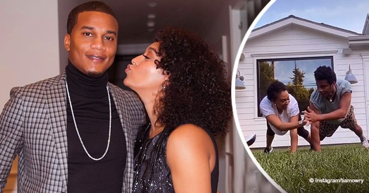 Tia Mowry and Husband Cory Hardrict Workout Together in a TikTok Video