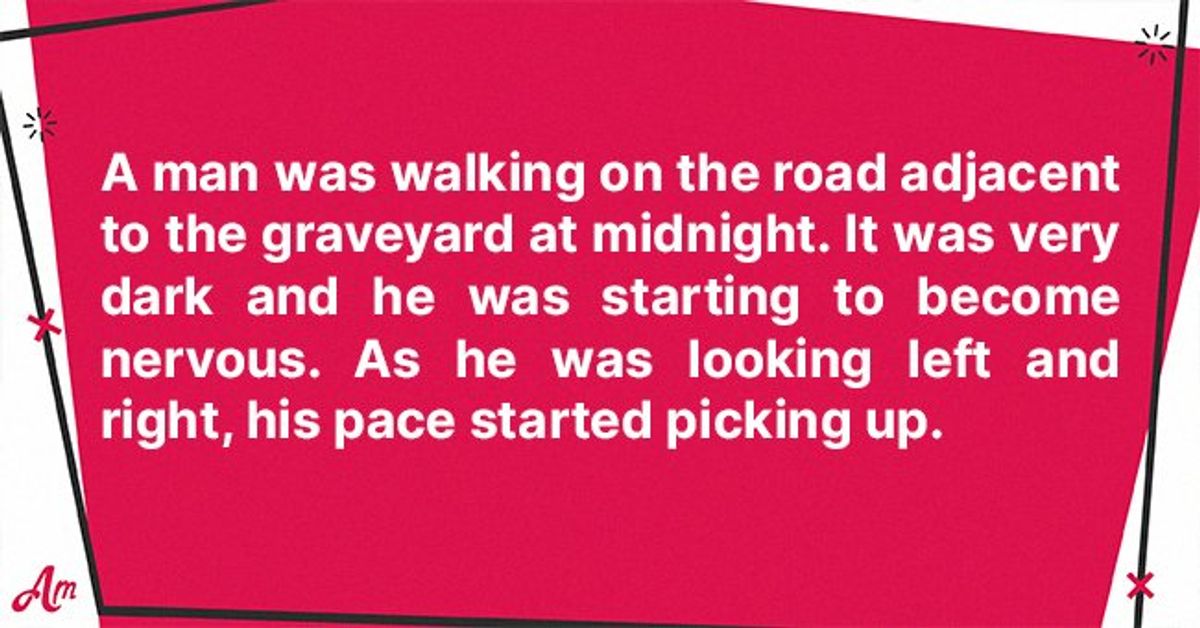 Daily Joke: A Man Was Walking through a Graveyard