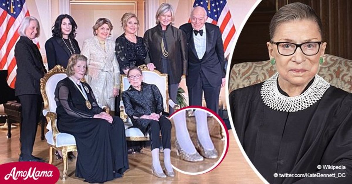 Ruth Bader Ginsburg Garners Online Praise after Wearing Glittery Heels ...