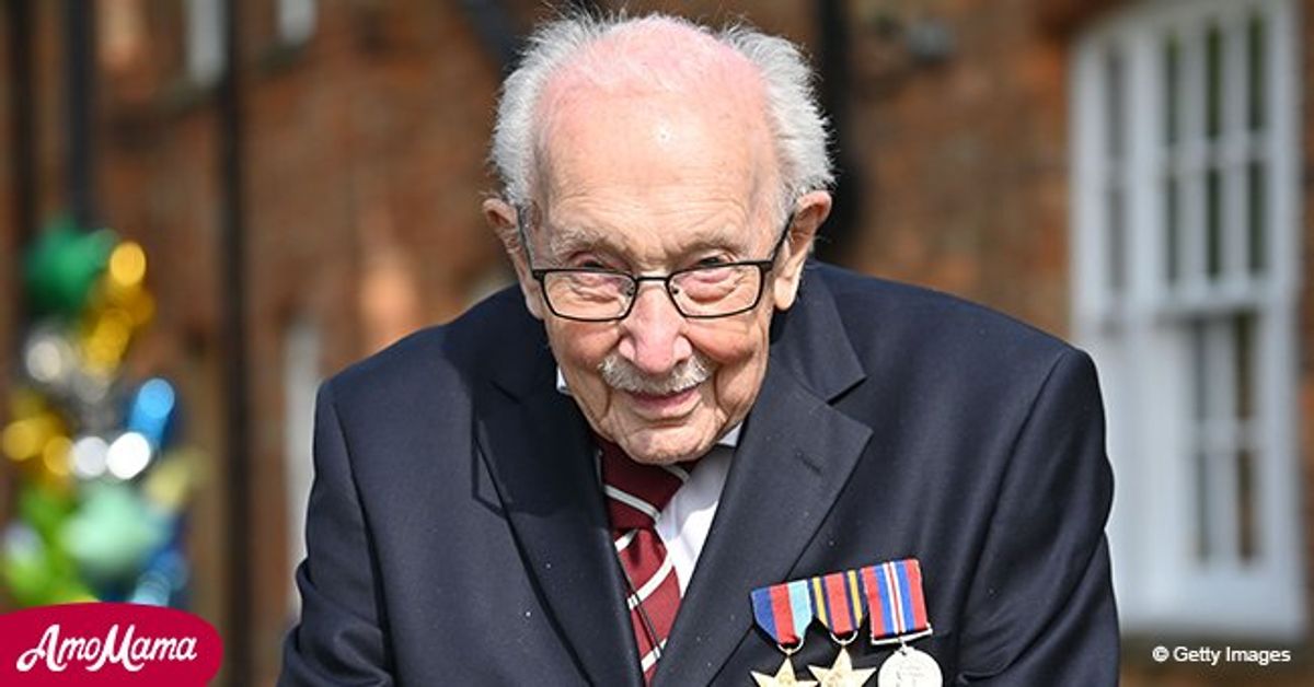 Captain Sir Tom Moore, 100, Tests Positive for COVID-19 after Raising ...