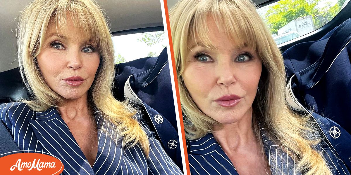 Christie Brinkley Turns on 'Business Mode' in a Striped Suit