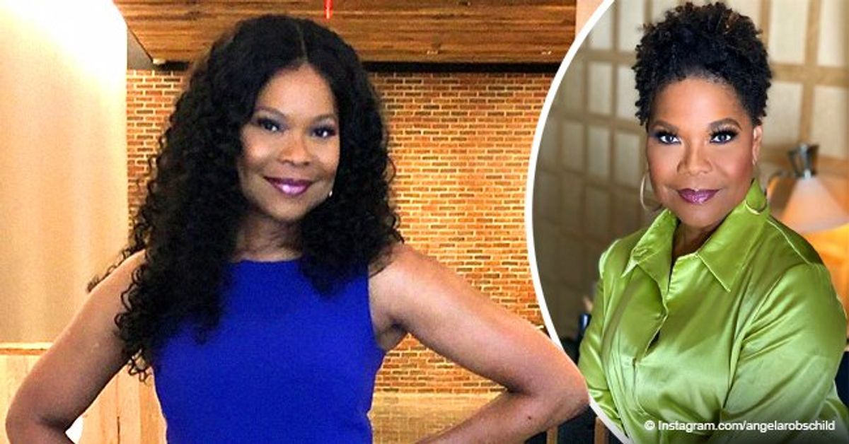 Angela Robinson of HAHN Fame Stuns with Her Natural Hair and Green Silk ...