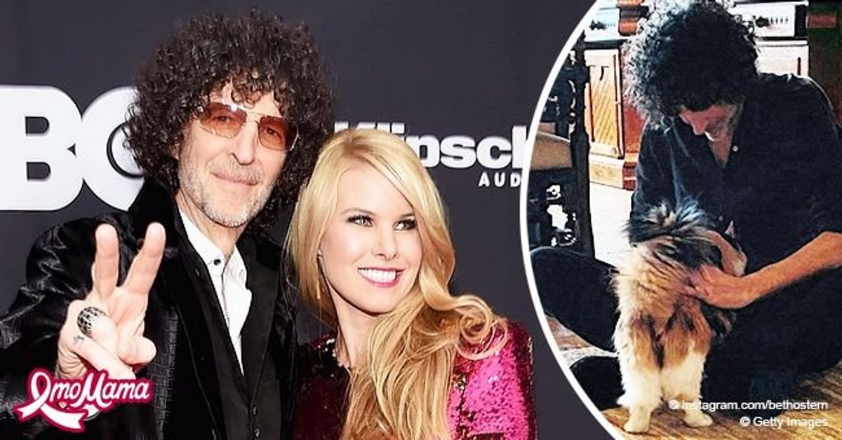 Howard Stern's Wife Shares a Sweet Photo of Her Husband Cuddling a Cat