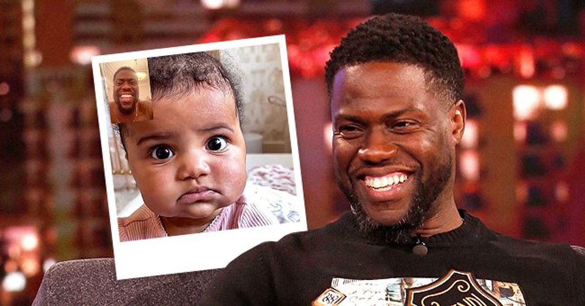 Kevin Hart Cannot Stop Laughing While Looking at His Baby's Facial ...