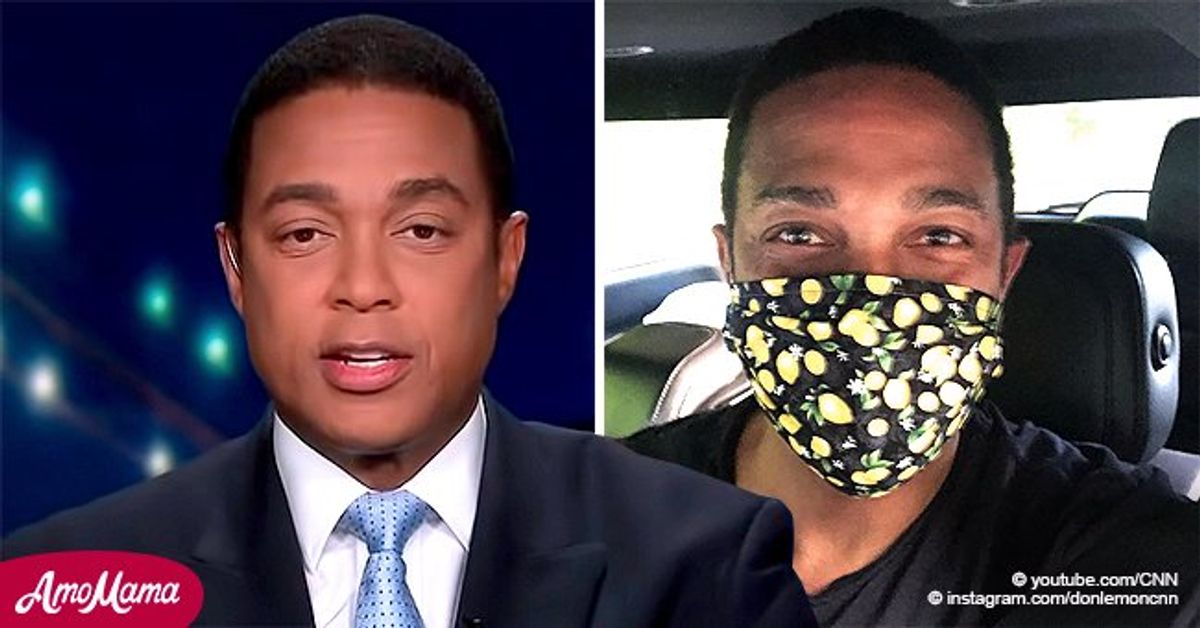 Don Lemon Flaunts Personalized Lemon-Print Face Mask and Thanks Friend ...