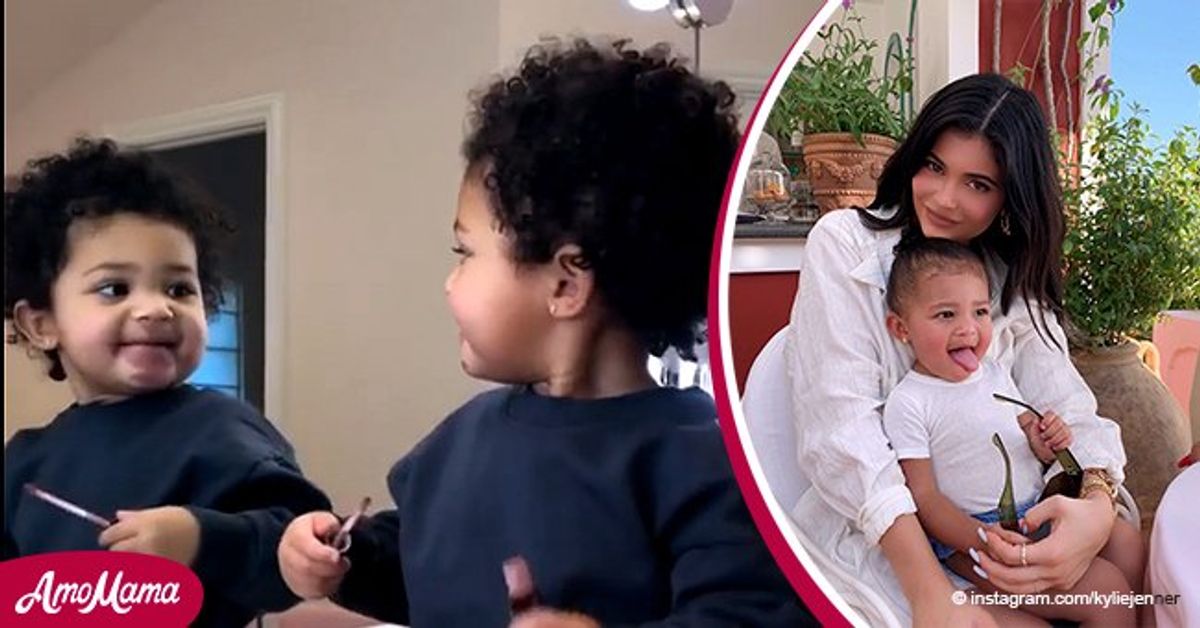 Kylie Jenner of KUWTK Fame Shares Clip of Daughter Stormi with Makeup ...