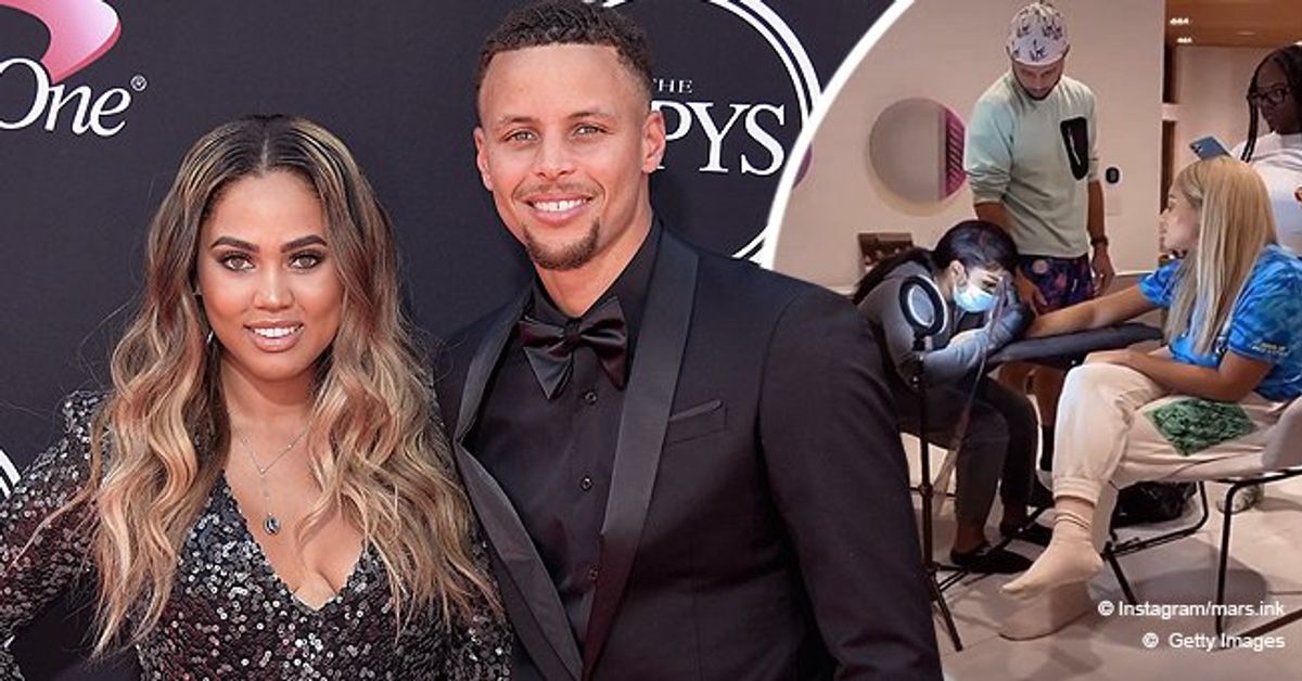 Stephen Curry & His Blonde-haired Wife Ayesha Get New Tattoos Together ...