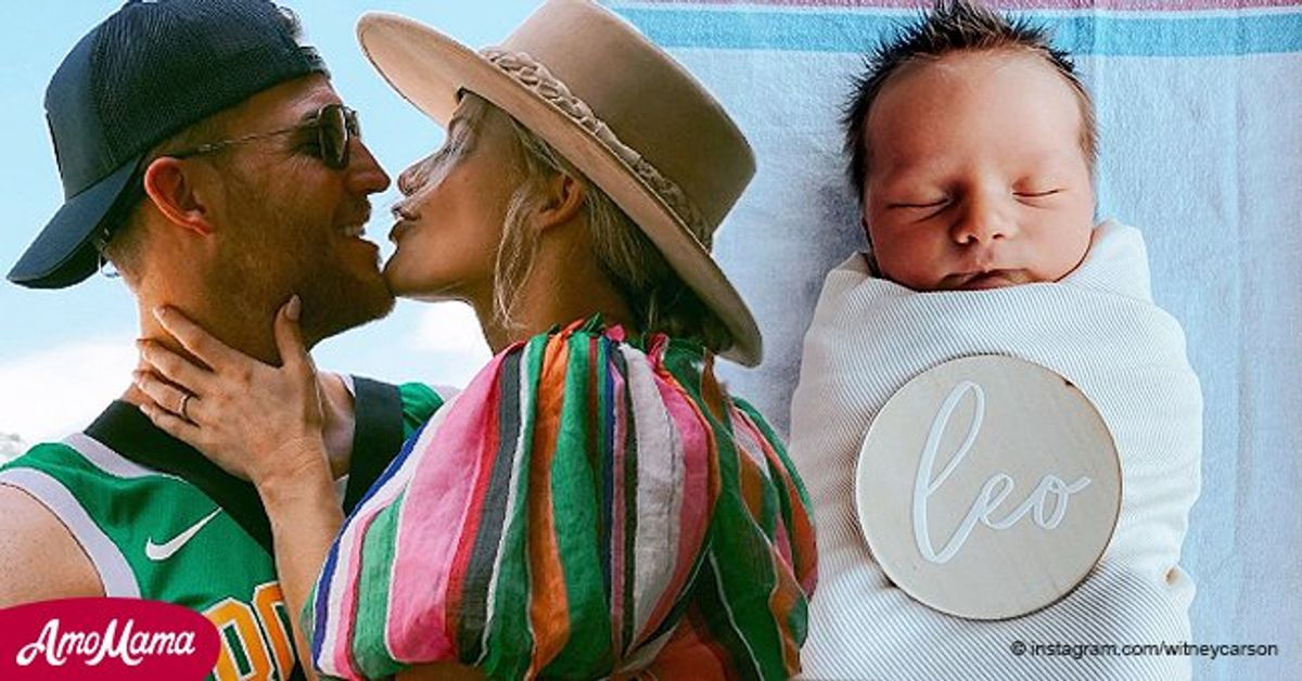 DWTS Pro Witney Carson Shares First Close-up Photo of Her Newborn Son ...