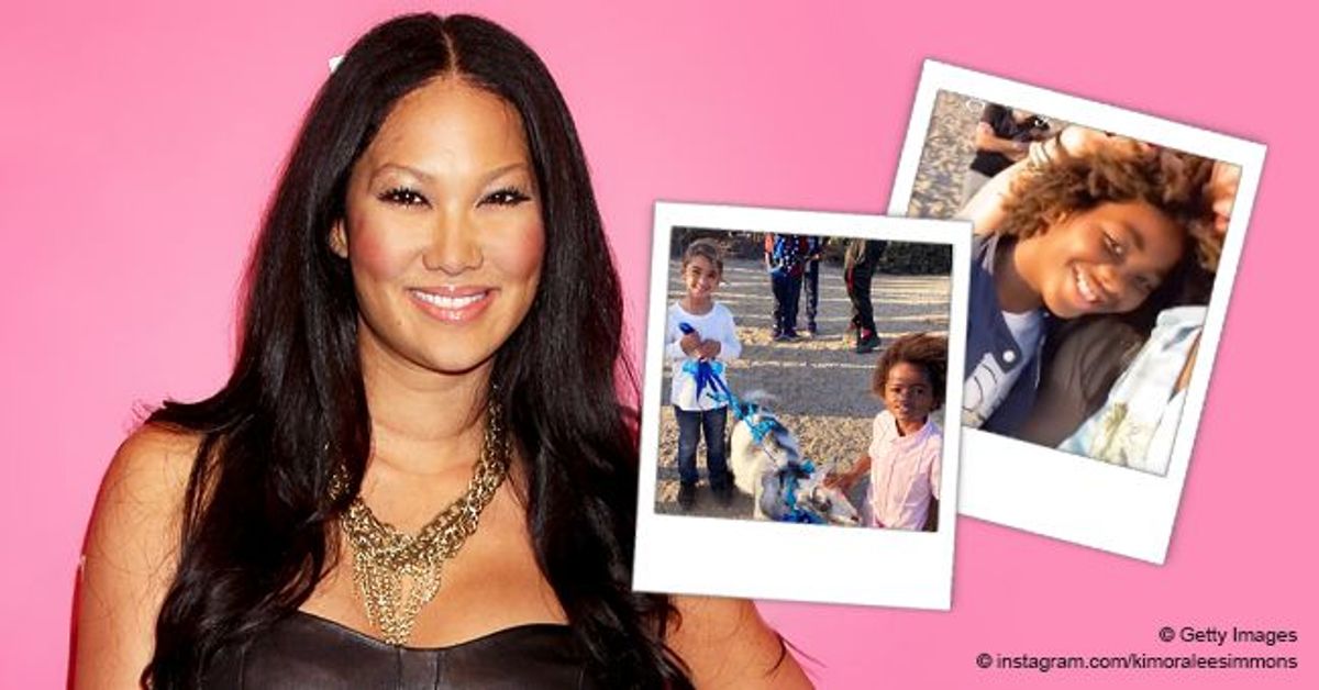 Check Out Kimora Lee Simmons as She Shows off Her Beautiful Sons in New ...