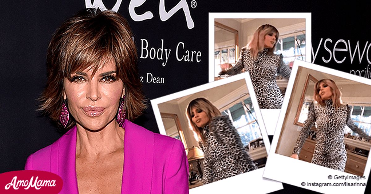 Lisa Rinna from RHOBH Flaunts Her Slim Figure in Leopard-Print ...
