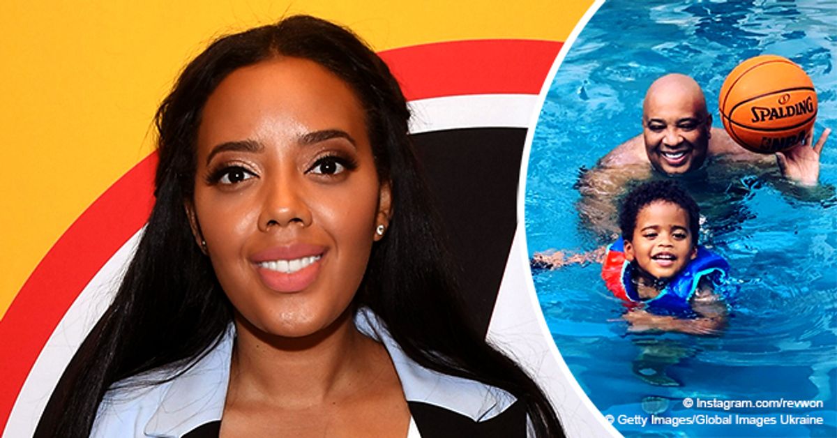 Angela Simmons' Son Plays in a Pool with Grandpa Rev Run in Adorable Photos