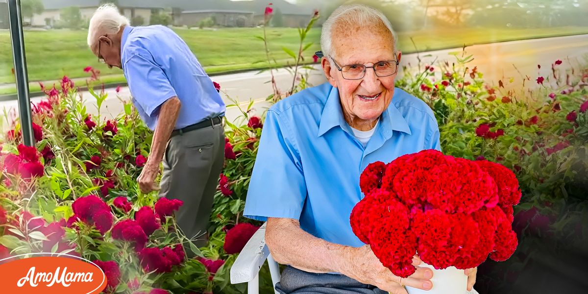 Grandpa, 94, Grows a Garden of Special Flowers for His Granddaughter's ...