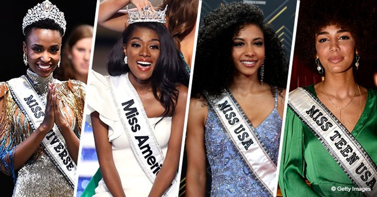 Black Women Make History Holding Four Major Beauty Pageant Titles in 2019