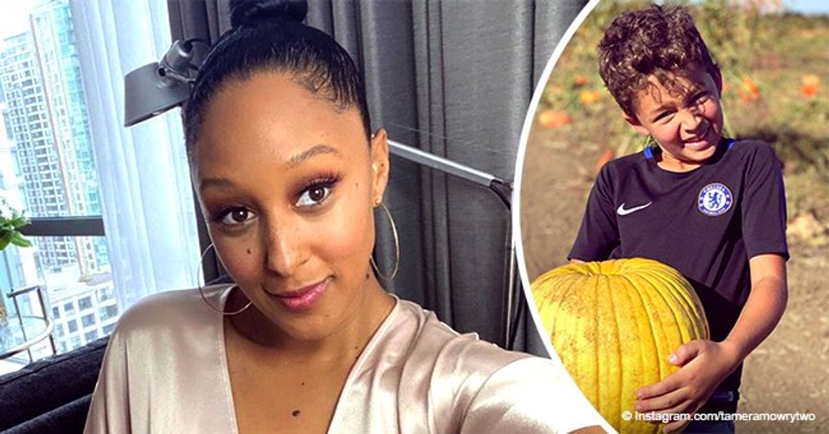 'Sister, Sister' Star Tamera Mowry Shows Her Handsome Son Aden Lifting ...
