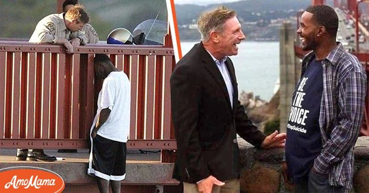 Officer Saves Man from Jumping off a Bridge, Meets Him 10 Years Later ...