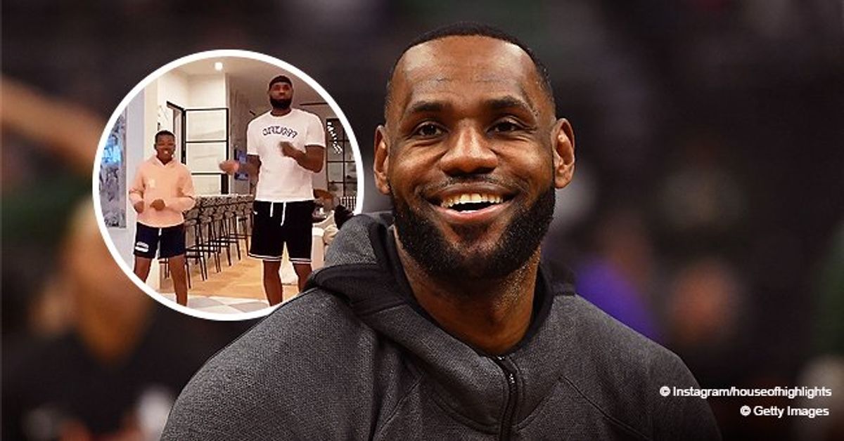 LeBron James and Son Bryce Show How It's Done as They Dance to ...