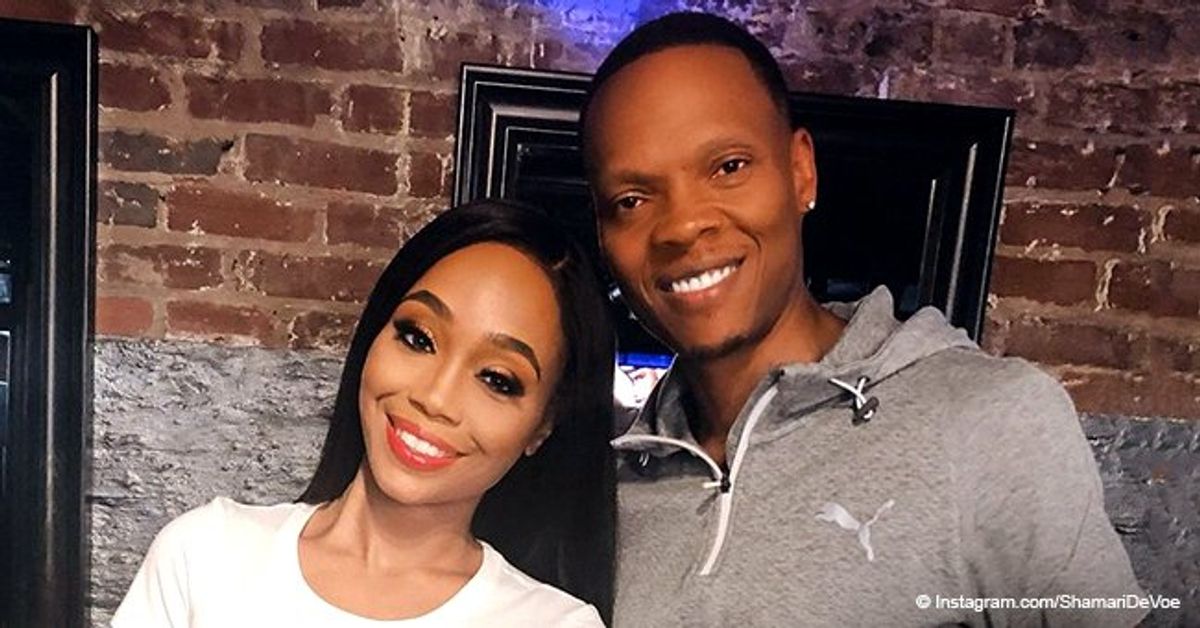Ronnie DeVoe & Wife Shamari Pose in a Family Snap in Matching Black ...