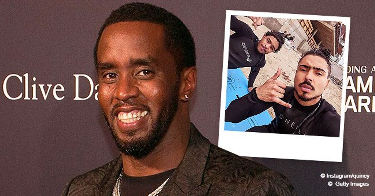Diddy's Grown-Up Sons Quincy and Justin Look Handsome as They Wore ...