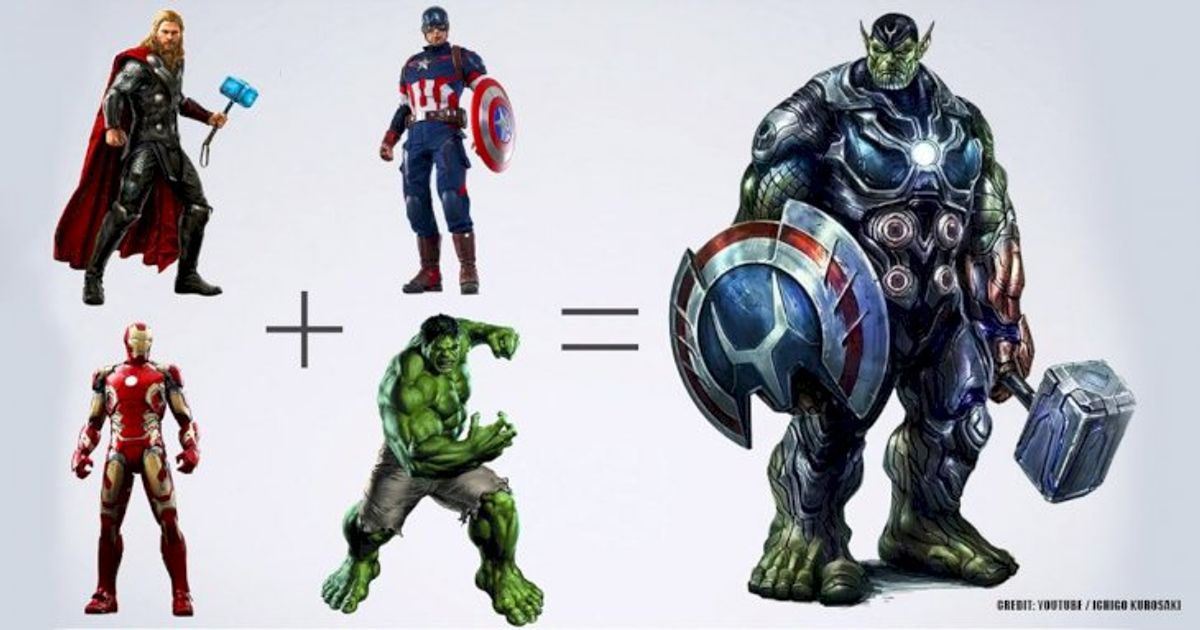 Superheroes Fusion: what would Marvel & DC characters looked mixed up